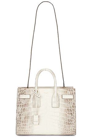 Saint Laurent Small Crocodile Sac De Jour Bag