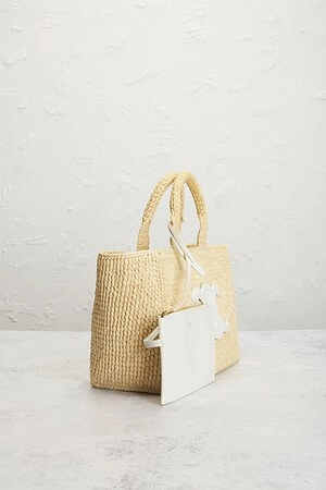 Celine Raffia Small Cabas Thais Tote Bag