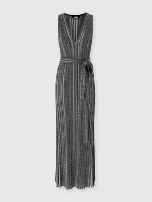 Missoni Sequined V-neck Maxi Knit Dress