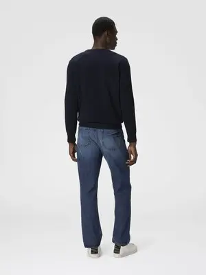 Missoni Crew Neck Sweater With Zigzag Detail