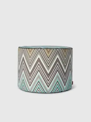Missoni Kew Outdoor Cylinder Pouf 40x30 - Multicoloured