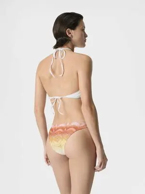 Missoni Bikini In Shaded Lamé Viscose With Halterneck Top - Multicoloured