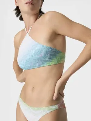 Missoni Bikini In Shaded Lamé Viscose With Halterneck Top - Multicoloured