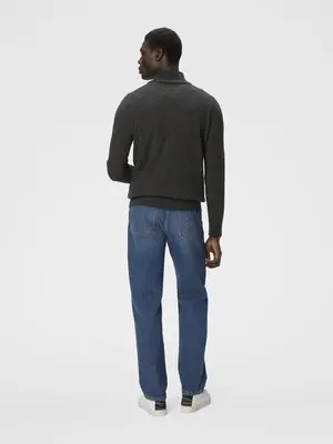 Missoni Half-zip Sweater With Tone-on-tone Zigzag Pattern