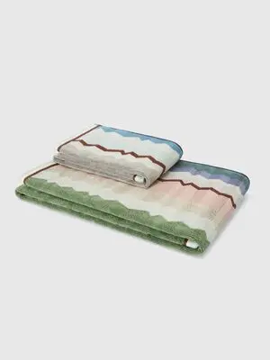 Missoni Eva Two-piece Cotton Towel Set - Multicoloured