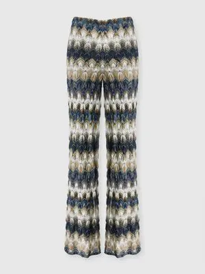 Missoni Palazzo Trousers In Lace