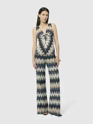 Missoni Palazzo Trousers In Lace