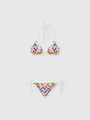 Missoni Stretch Viscose Chevron Bikini - Multicoloured