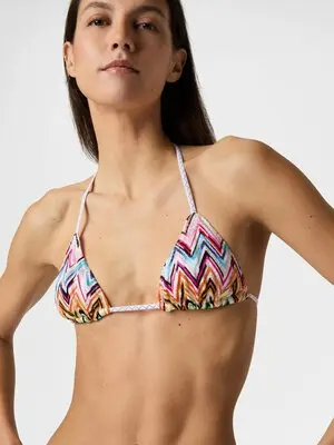 Missoni Stretch Viscose Chevron Bikini