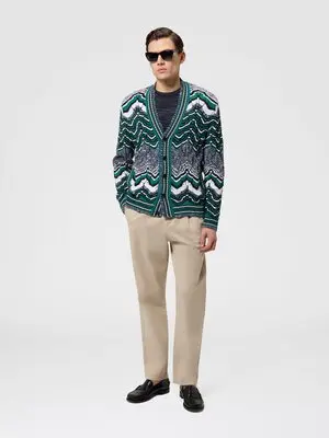 Missoni Striped Cotton-blend Cardigan