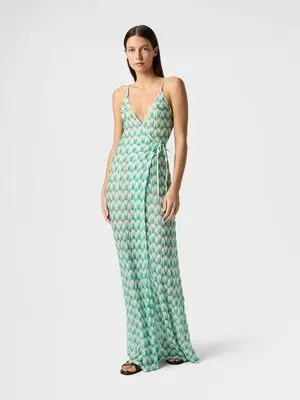 Missoni Long Cover-up In Viscose With Floral Pattern