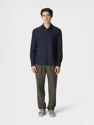 Missoni Cotton Jacquard Shirt With Tone-on-tone Zigzag Pattern
