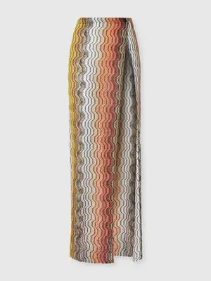 Missoni Viscose Lamé Pareo Skirt - Multicoloured