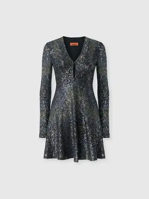 Missoni Dégradé Mini Dress With Sequins