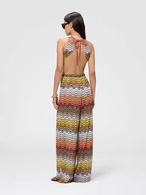 Missoni Long Jumpsuit With Greek Motif