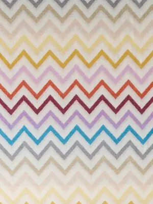 Missoni Plaid Watamu 130x190 Cm In Wool Blend Zig Zag - Multicoloured