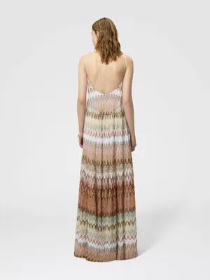 Missoni Long Dress In Zig Zag Lace
