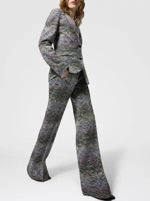 Missoni Tailored Space-dye Viscose Lamé Trousers