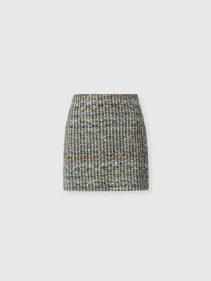 Missoni Chevron Viscose-blend Mini Skirt With Sequins