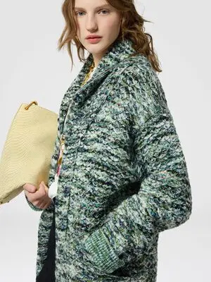 Missoni Oversized Full-zip Cardigan With 3d Construction