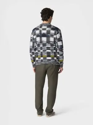 Missoni Cotton-blend Cardigan With Check Pattern