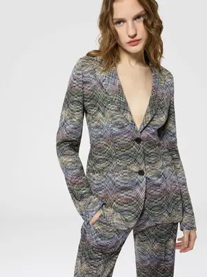 Missoni Viscose Lamé Blazer