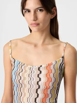Missoni Short Viscose Cover-up With Greek Motif - Multicoloured