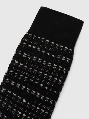 Missoni Mid-length Cotton-blend Socks With Check Pattern