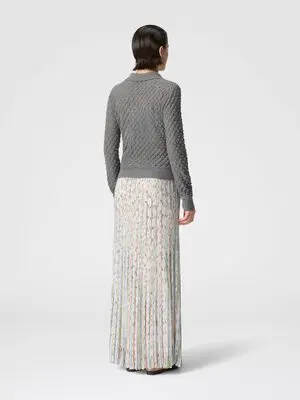 Missoni Cashmere Polo With Lace Pattern