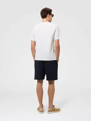 Missoni Cotton Fleece Shorts With Knit Inserts