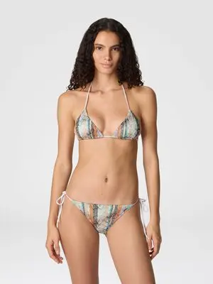 Missoni Multi-technique Mixed Viscose Lamé Bikini