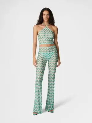 Missoni Top In Viscose With Floral Pattern And Halter Neckline