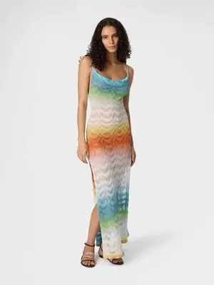 Missoni Shaded Lamé Viscose Maxi Dress - Multicoloured
