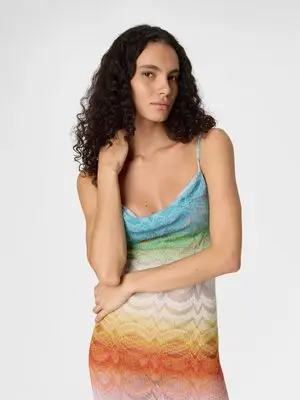 Missoni Shaded Lamé Viscose Maxi Dress - Multicoloured