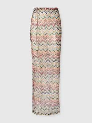 Missoni Long Pareo Skirt With Print