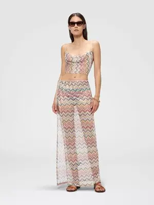Missoni Long Pareo Skirt With Print