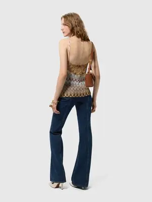 Missoni Zig Zag Lace Tank Top