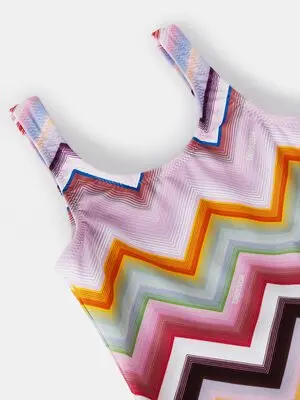 Missoni Stretch Nylon One-piece Swimsuit