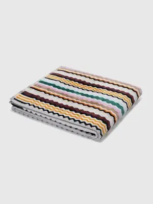 Missoni Aura Cotton Terry Bath Towel 100x150 Cm - Multicoloured