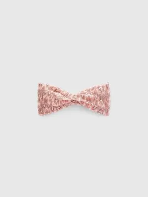 Missoni Headband In Lamé Viscose With Foliage Pattern - Multicoloured