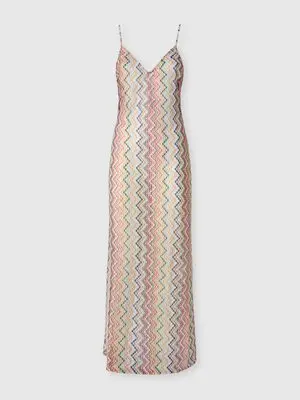 Missoni Long Cover-up With Thin Straps - Multicoloured