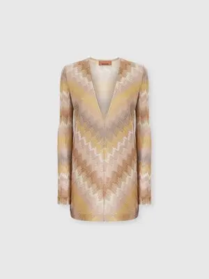Missoni Ombre Lurex Long-sleeved Mini Dress - Multicoloured