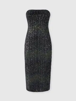 Missoni Dégradé Bustier Long Dress With Sequins