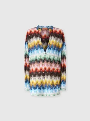 Missoni Oversized Blouse With Deep V-neckline