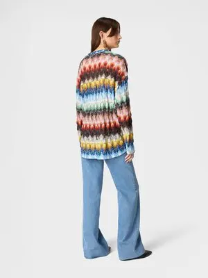 Missoni Oversized Blouse With Deep V-neckline