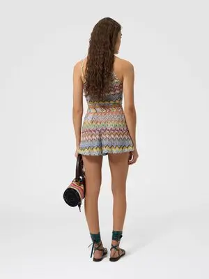 Missoni Viscose Lamé Cover-up Shorts - Multicoloured