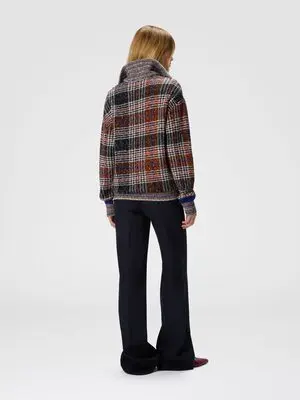 Missoni High-neck Sweater With Check Pattern