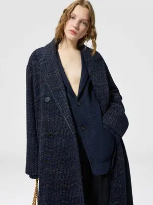 Missoni Double-breasted Cashmere And Viscose Coat