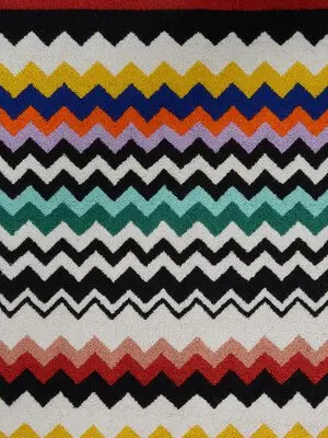 Missoni 100% Cotton Bath Mat With Chevron Pattern
