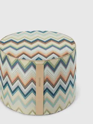 Missoni Agadir Cylindrical Pouffe 40x30 Cm